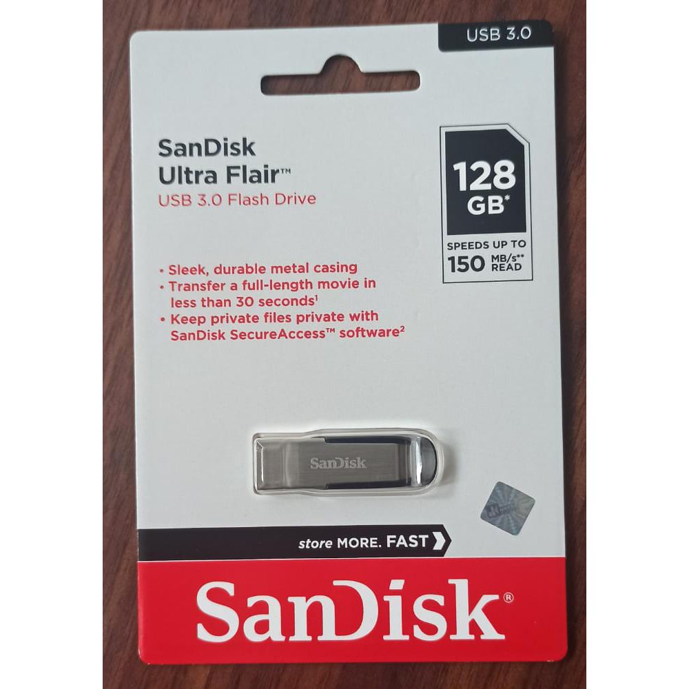 Jual FlashDisk Sandisk Ultra Flair USB 3.0 Kapasitas 128GB Garansi ...