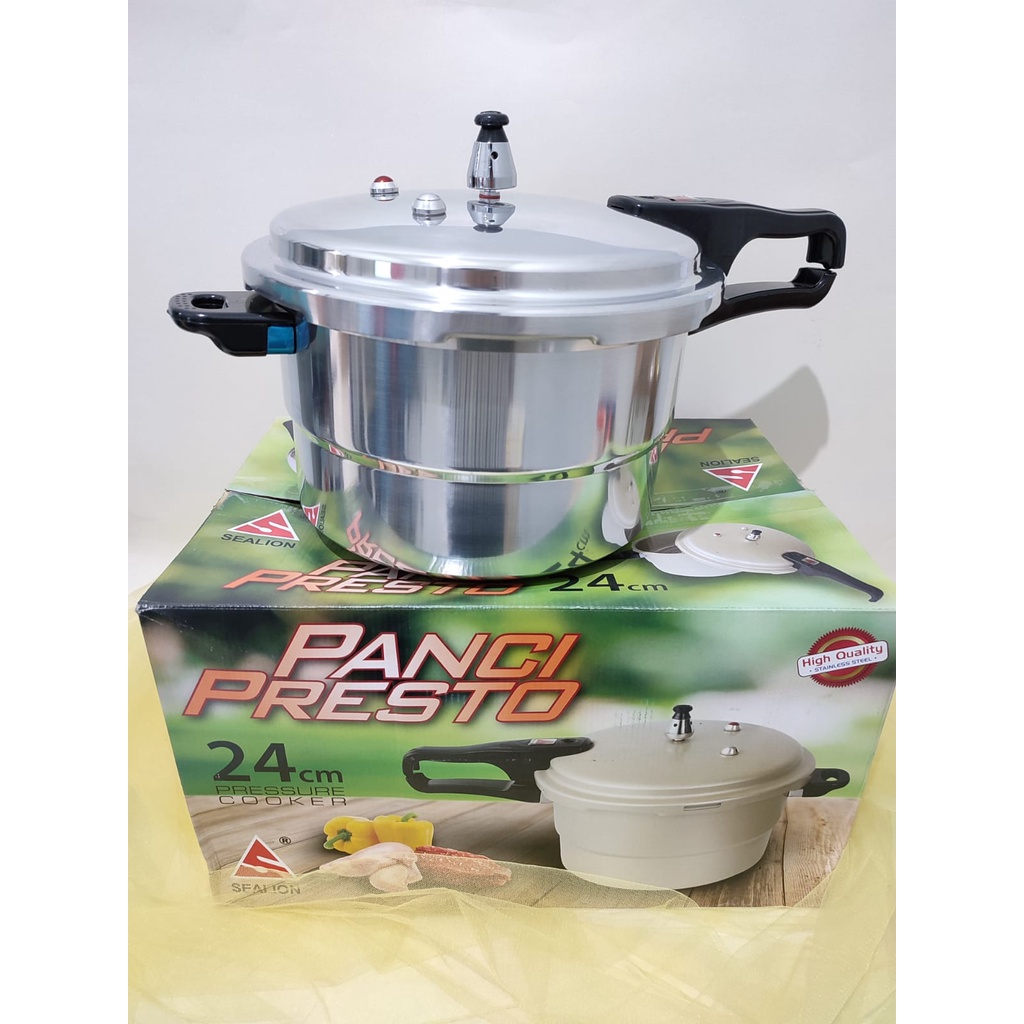 Jual Panci Presto 8 Liter Murni 24cm Sealion high quality | Shopee Indonesia