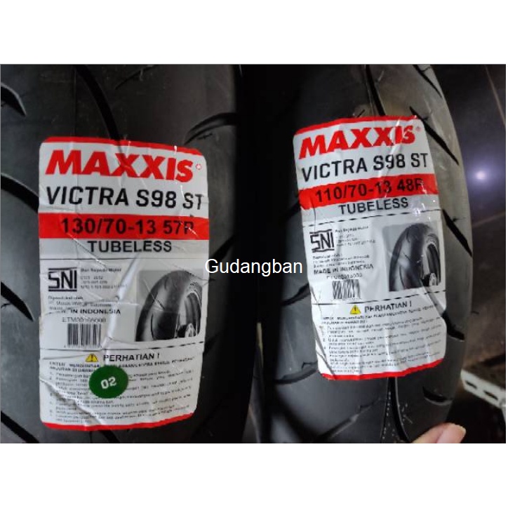 Jual (PAKET 2 BAN NMAX ) PRODUKSI 2025 VICTRA 110 / 70 - 13 dan 130 / ...