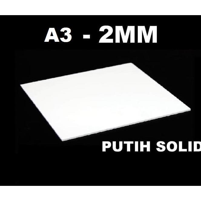 Jual Acrylic / Akrilik Lembaran Uk. A3 Tebal 2mm Marga Cipta (PUTIH ...