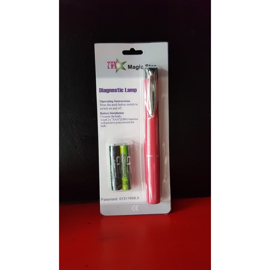 Jual Senter pulpen penlight diagnostic lamp magicstar lampu kuning Alat ...