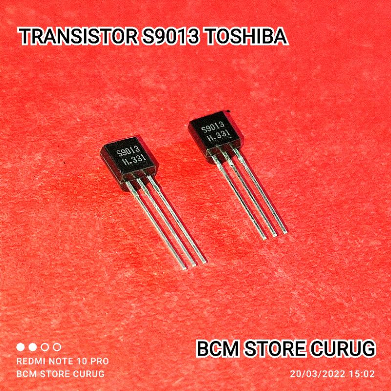Jual 10 Buah Transistor FCS9013 S9013 TO-92 0.5A 40V 0.625W NPN ...