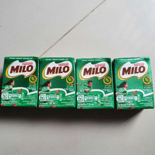 Jual Milo susu UHT coklat mini ( 4 kotak / pack ) 110ml | Shopee Indonesia