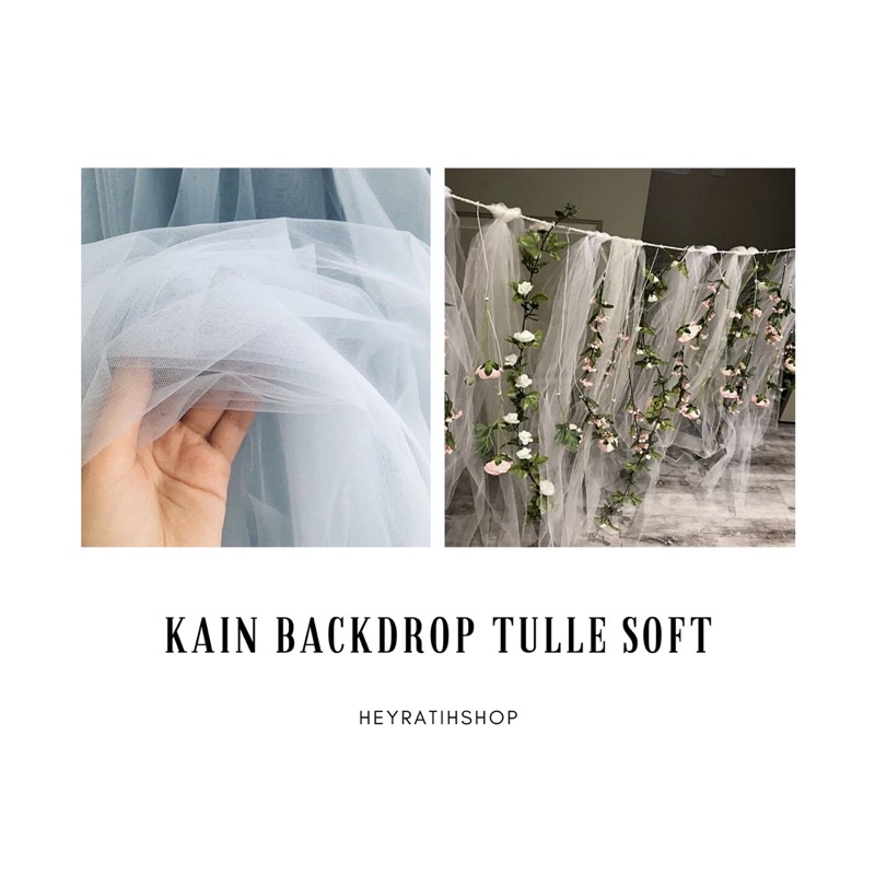 Jual BACKDROP TILLE BACKDROP TULLE BACKGROUND FOTO BACKDROP FOTO KAIN ...