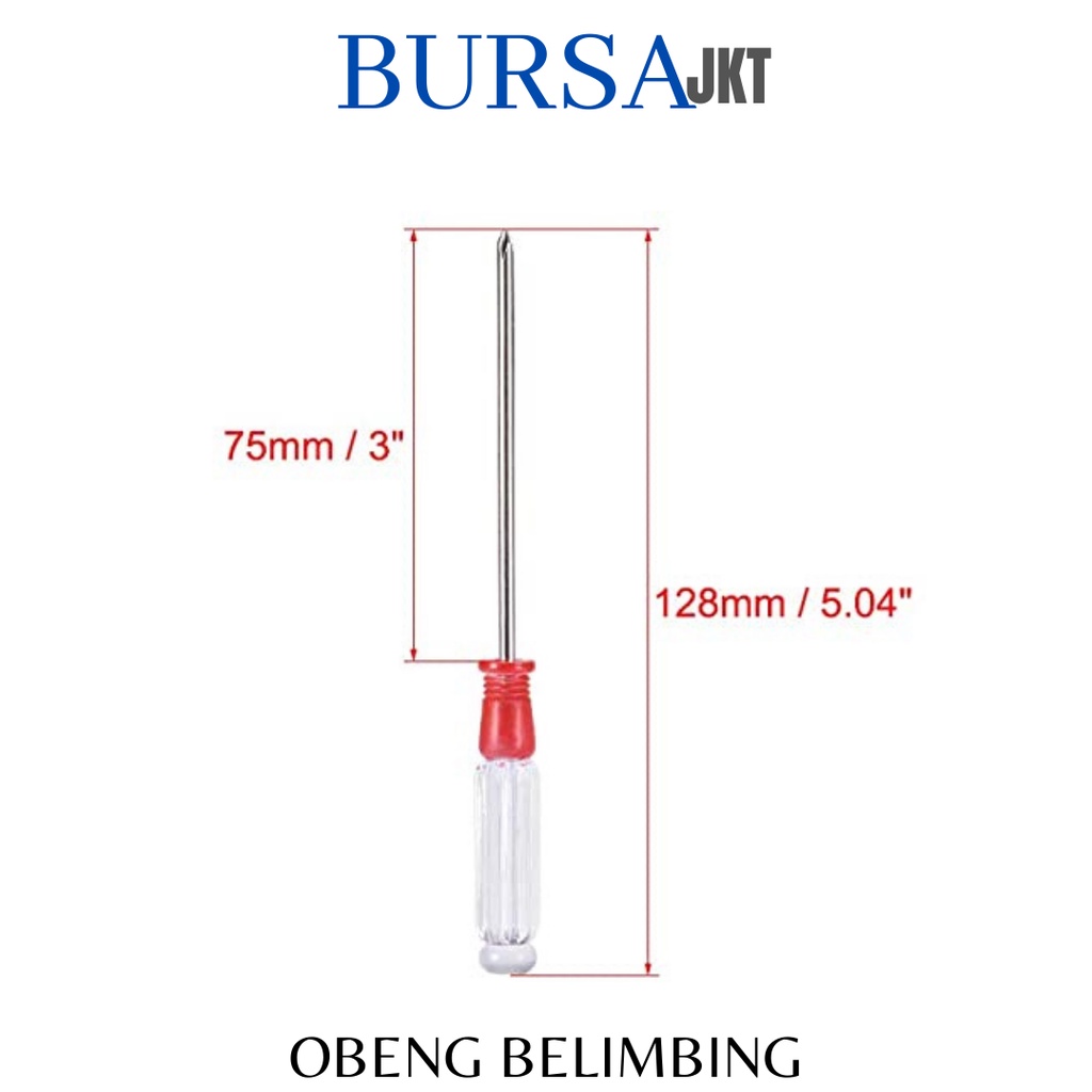 Jual OBENG KECIL BELIMBING PLUS minus - + MAGNET TIPIS | Shopee Indonesia