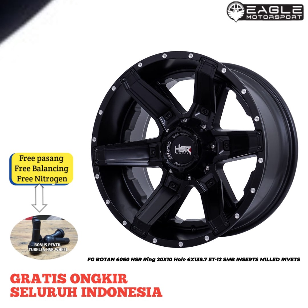 Jual VELG MOBIL R20 PELEK PAJERO FORTUNER HILUX DMAX TRITON HSR FG ...