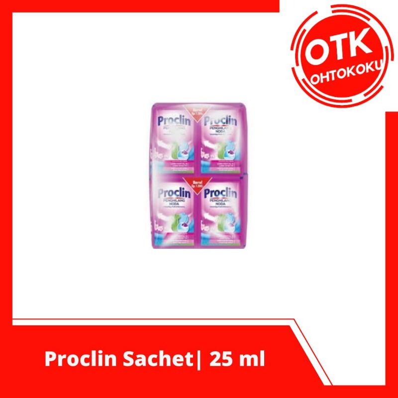 Jual Proclin Penghilang Noda Sachet 25ml x 12pcs | Shopee Indonesia