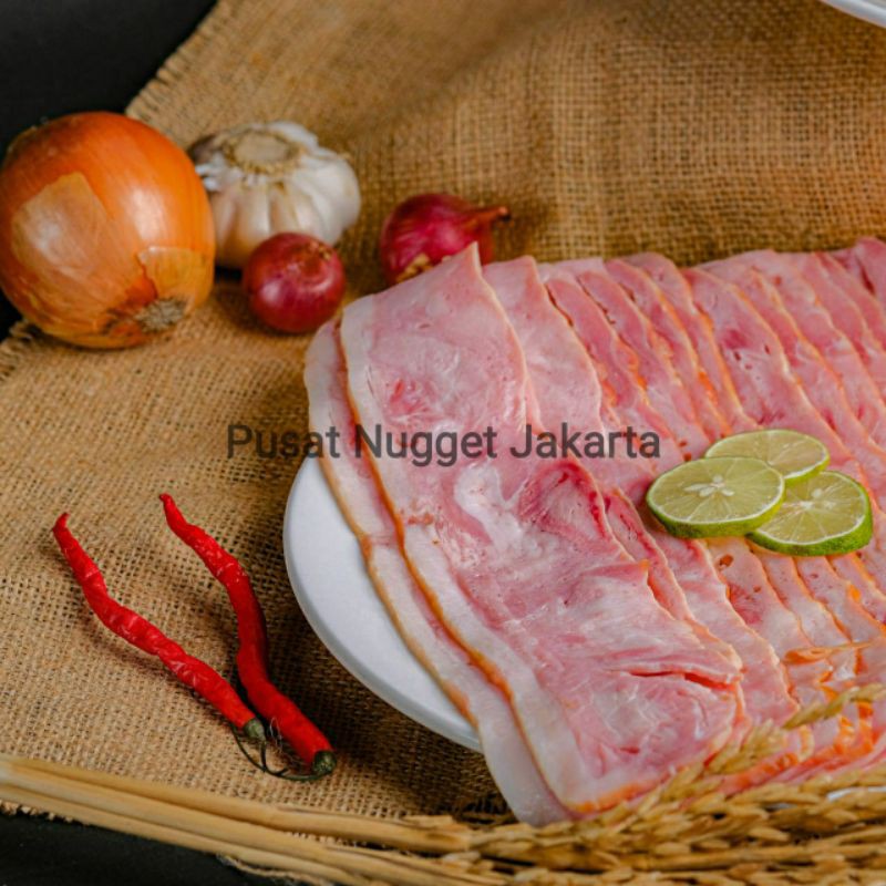 Jual PREMIUM Pork Streaky Bacon PUAA 500gr 1000gr | Shopee Indonesia