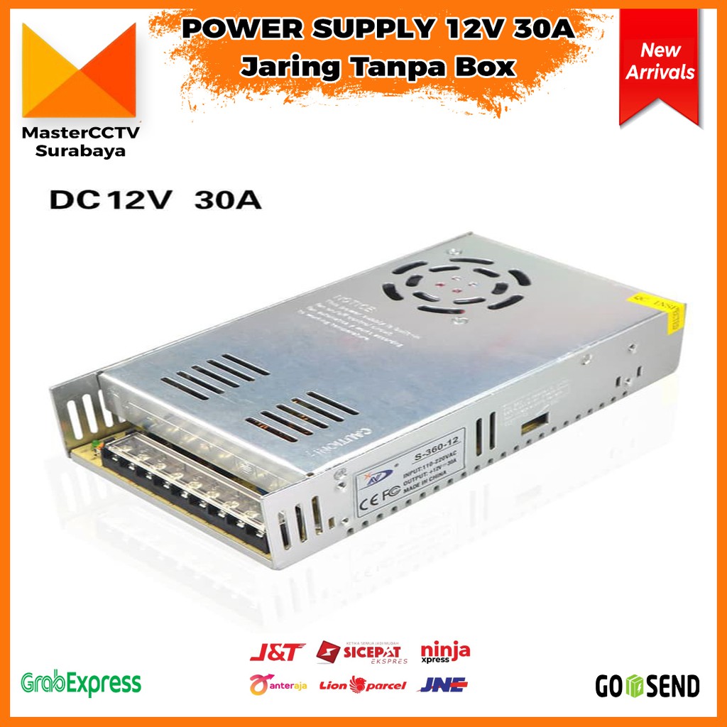 Jual POWER SUPPLY 12V 30A Jaring PSU 30A PSU 30A Tanpa Box | Shopee ...