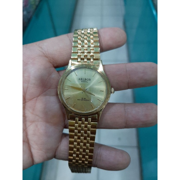 Jual jam tangan pria jam ALBOR quartz stainles steel jam pria jam ...