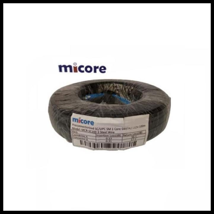 Jual Micore Fiber Optic Cable Drop Core 1 Core 3 Seling 250 Meter ...