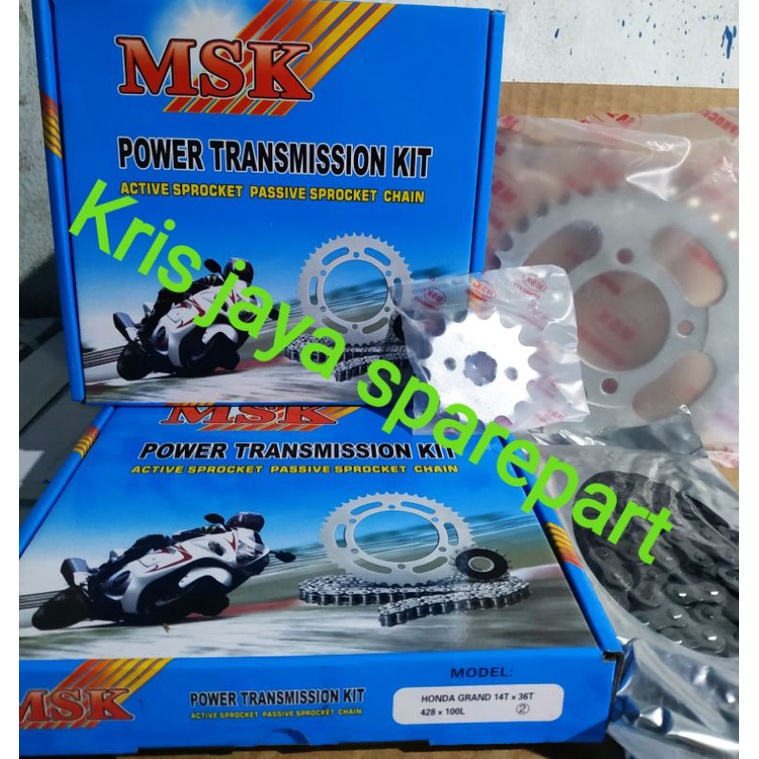 Jual Gear set motor honda grand merk Msk & Asb | Shopee Indonesia