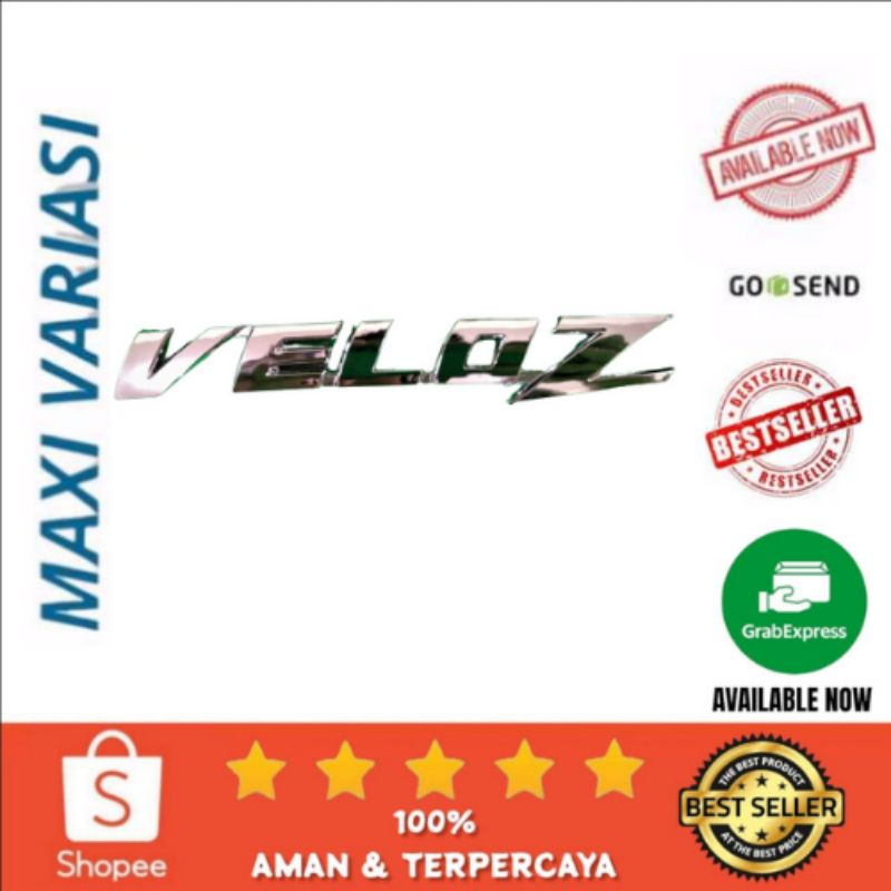 Jual Emblem Logo Tulisan Veloz Chrome | Shopee Indonesia