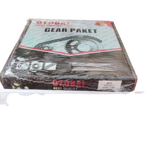 Jual Gear Paket OTOBAI Gearset Gir Paket Rantai Motor WIN 14T-41T 428H ...