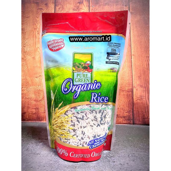 Jual Pure Green Organic Rice/Beras Hitam Kombinasi - 1kg | Shopee Indonesia