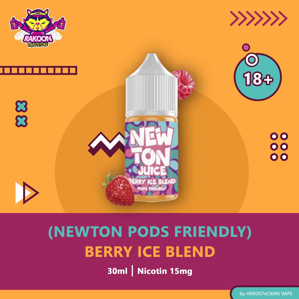 Jual NEWTON PODS FRIENDLY BERRY ICE BLEND BY HERO57 15MG | 30ML ...