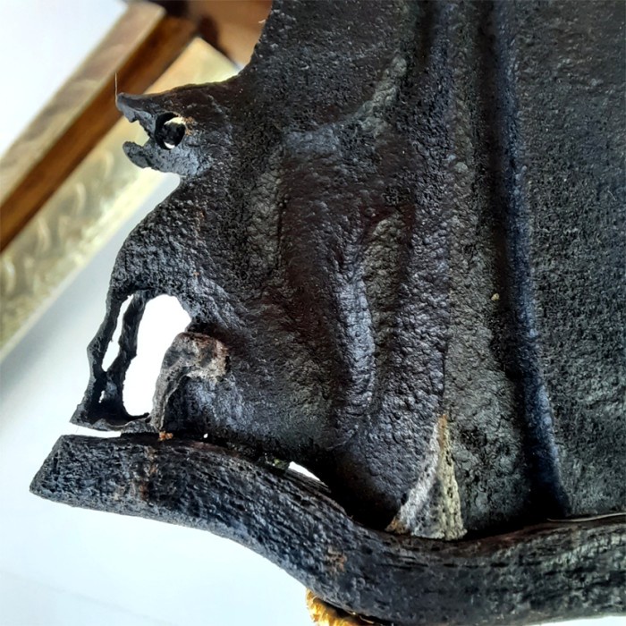 Jual Keris Si ngo Barong Luk 5 Pamor Dwi Warna Mojopahit Sepuh Besi ...