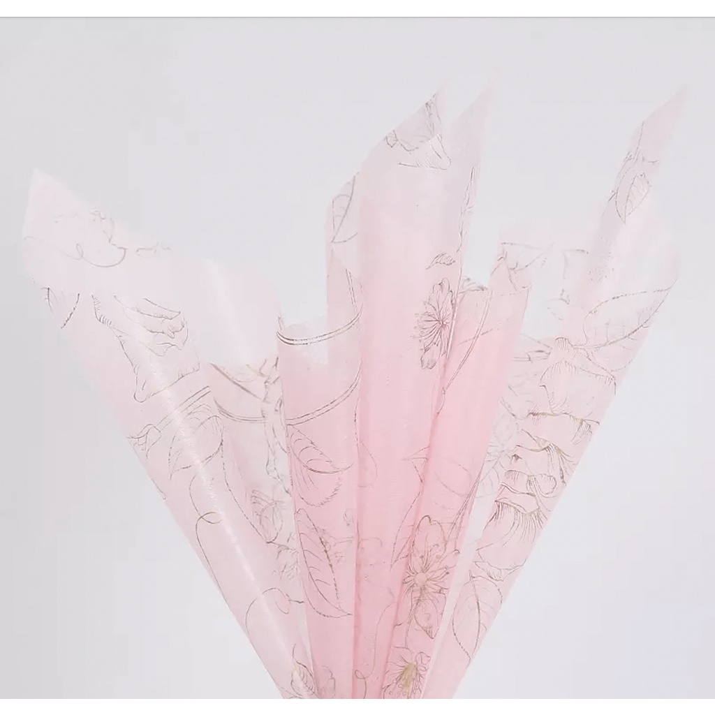 Jual ROSE PRINTED TISSUE PAPER FLOWER WRAPPING PREMIUM NONWOVEN NON ...