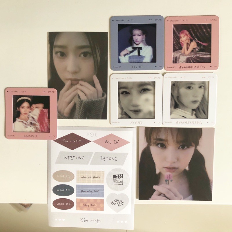 Jual photocard film photo card iz*movie iz*one izone one-reeler act iv ...