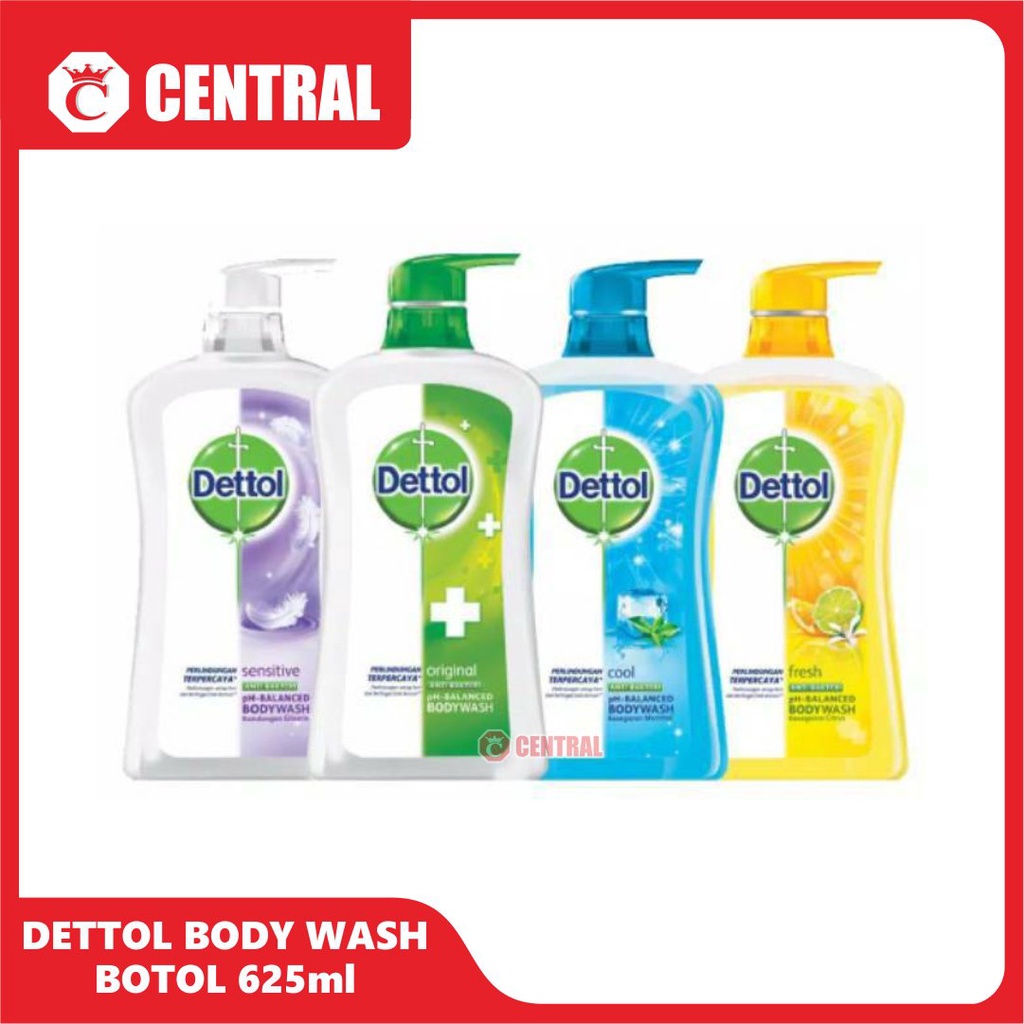 Jual DETTOL BODY WASH BOTOL 500ML PUMP / Centralbandung | Shopee Indonesia