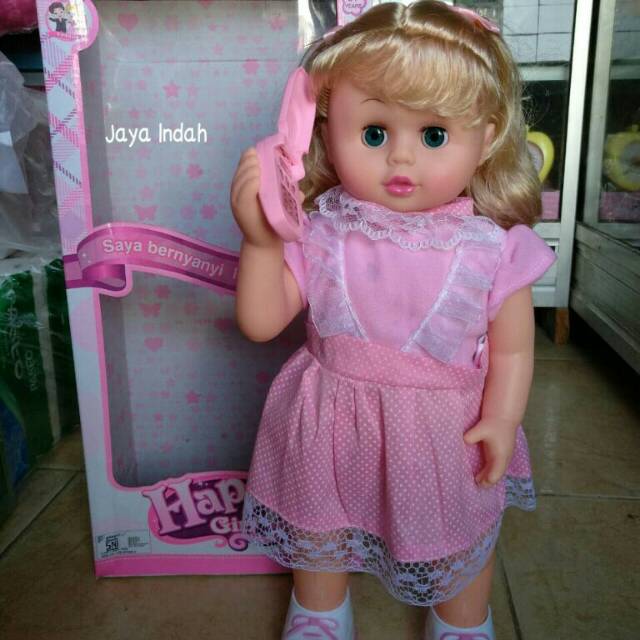 Jual BONEKA HAPPY GIRL BONEKA SYANTIK BISA JALAN BISA NYANYI WALKING ...