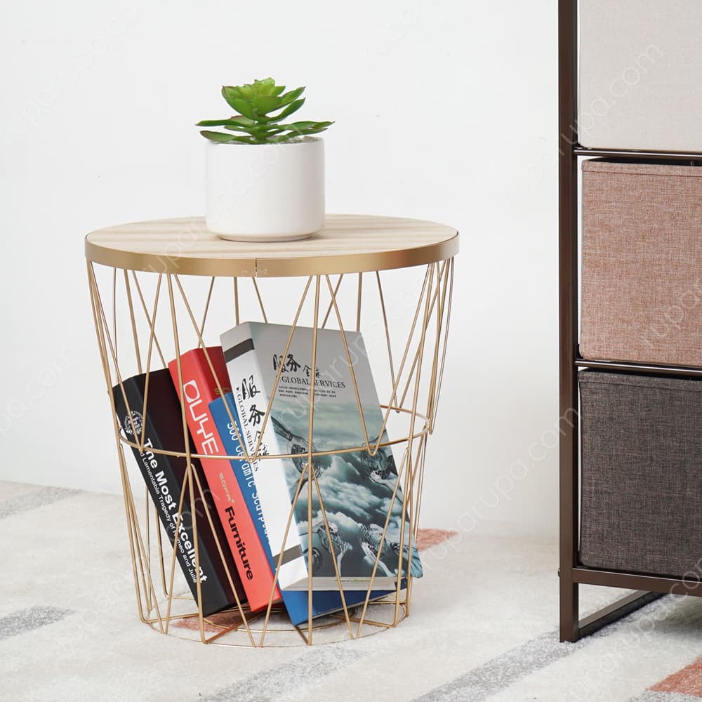 Jual Meja Topaz Meja Bulat Besi Kayu Minimalis Furnishing / Meja topaz ...