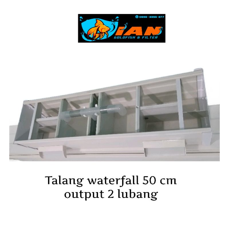 Jual CUSTOM TOP FILTER TALANG AQUARIUM 50CM OUTPUT 2 LUBANG TANPA TUTUP ...