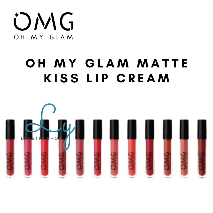 Jual Oh My Glam Matte Kiss Lip Cream | Matte Last Lipcream | Omg ...