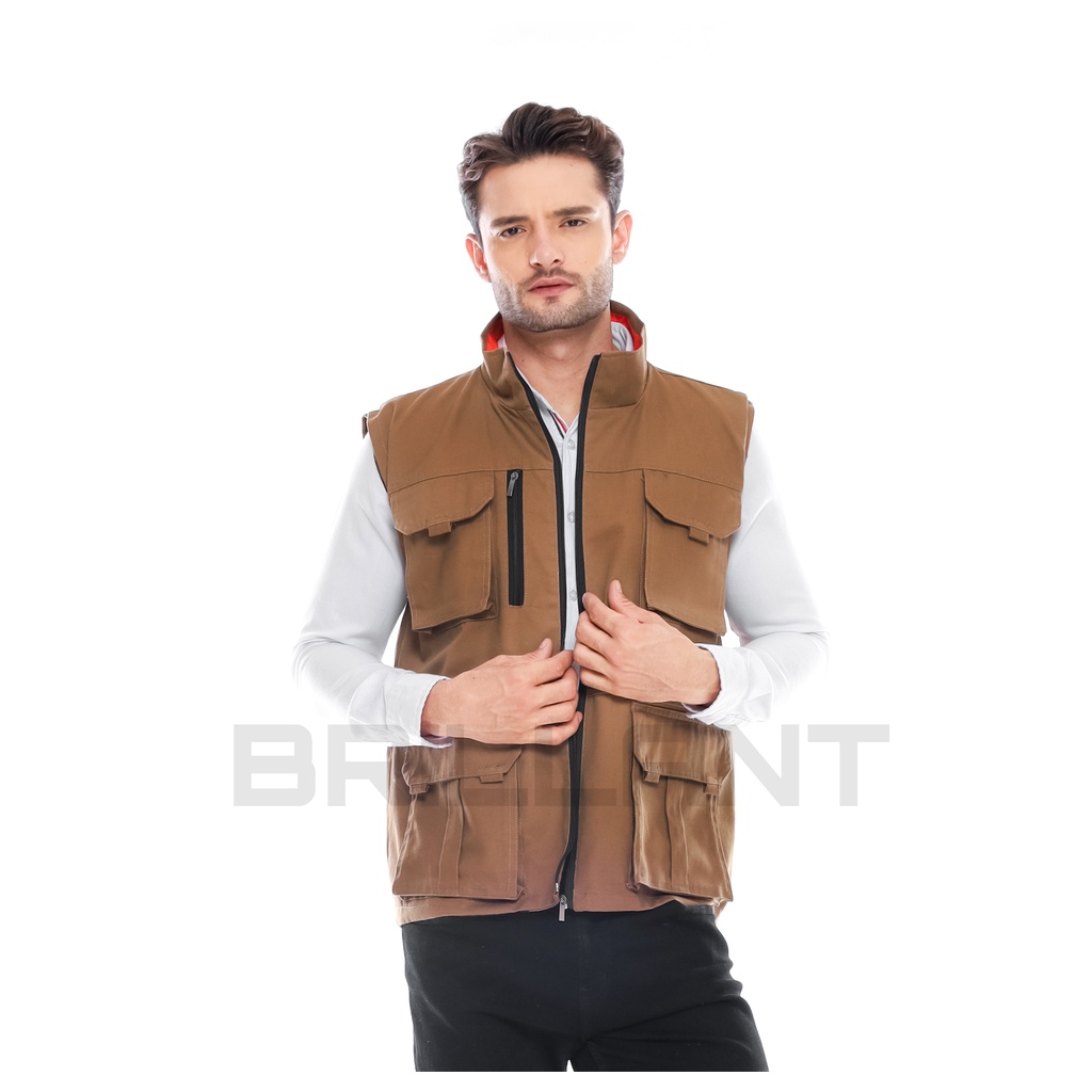 Jual Brillant - Rompi Pria Tactical Vest Cargo Casual Rompi Mancing ...