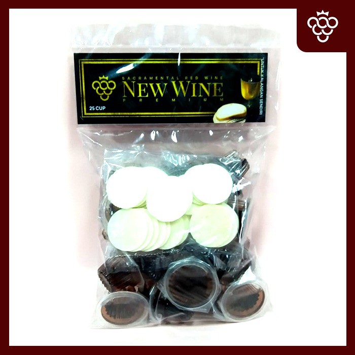Jual Anggur Perjamuan Kudus Premium isi-25 Cup+Hosti | Shopee Indonesia