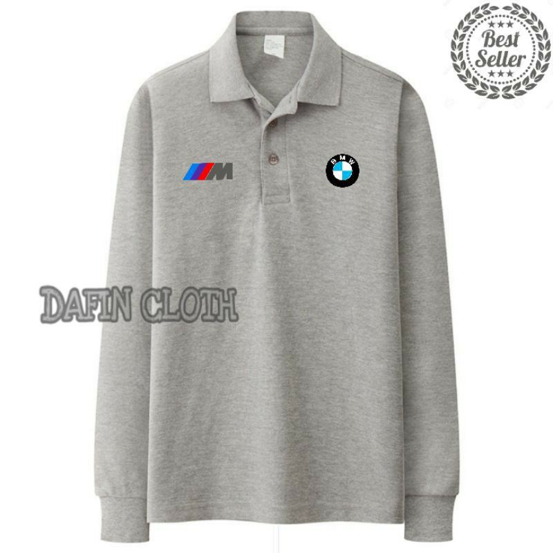 Jual POLO SHIRT - KAOS KERAH - LENGAN PANJANG - BMW | Shopee Indonesia