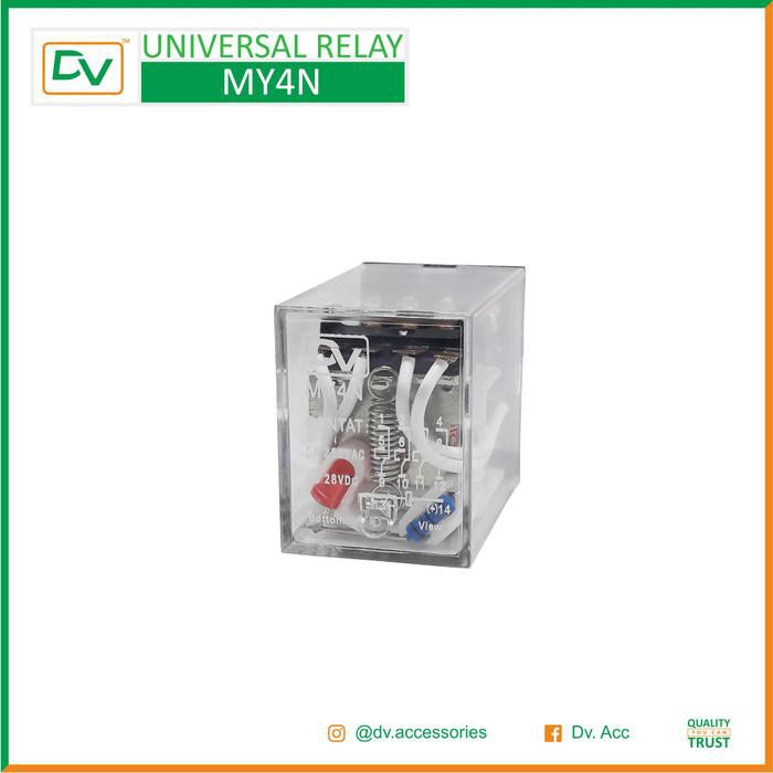 Jual Promo RELAY 14 PIN 220VAC / MY4N-220 parts Limited | Shopee Indonesia