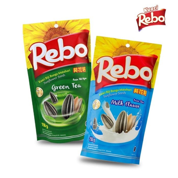 Jual Kuaci Rebo 150gr Biji Bunga Matahari Original Milk Green Tea Dan