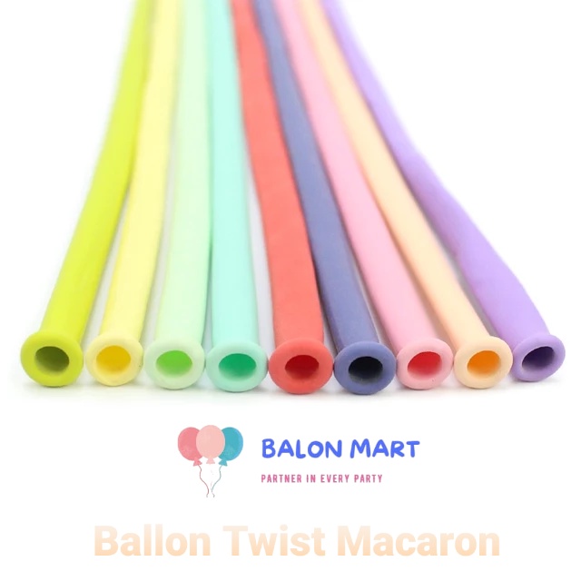 Jual Balon Latex Twist Macaron (satuan) | Shopee Indonesia