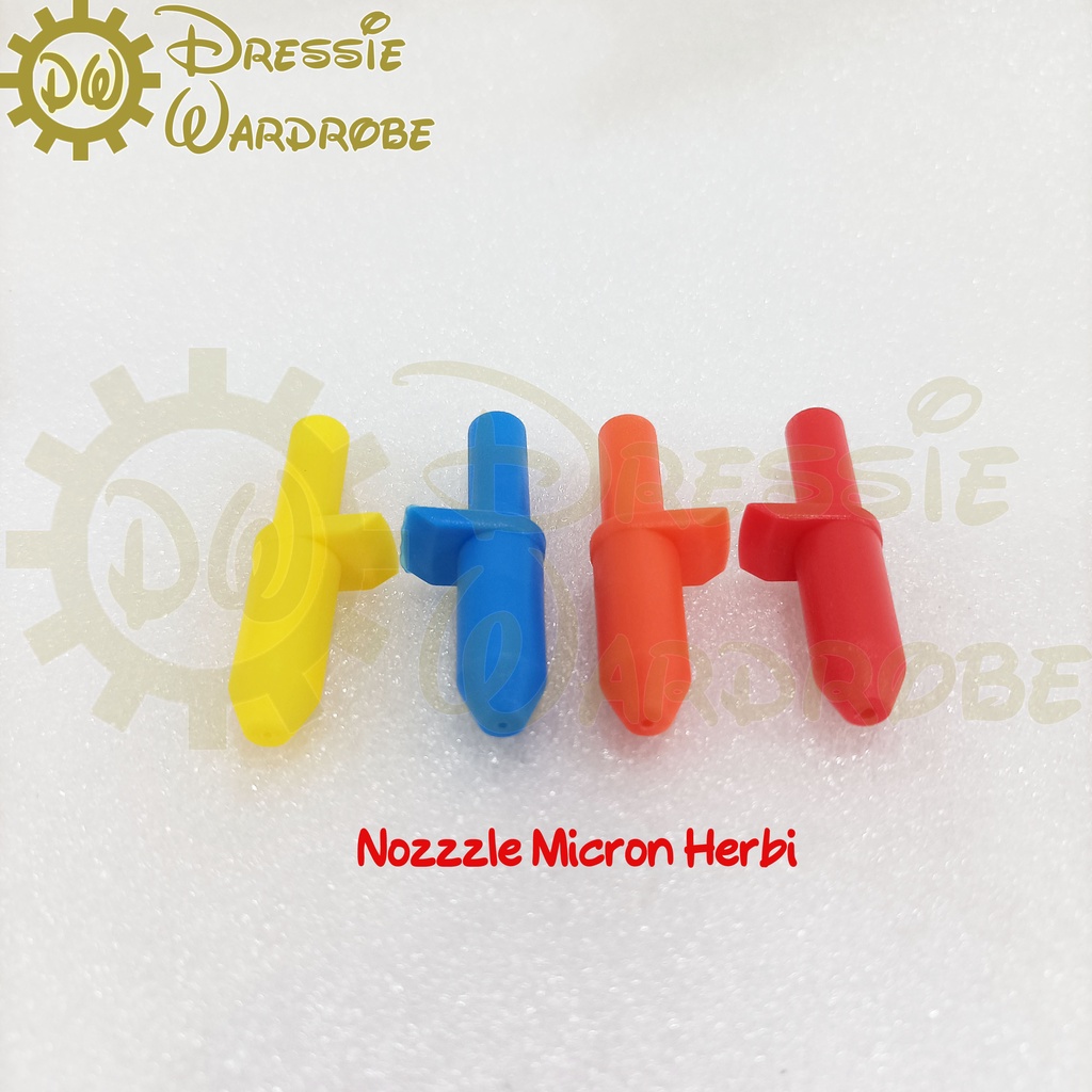 Jual Nozzle Kuning Biru Orange Merah Alat Semprot Pompa Hama Aki Micron ...