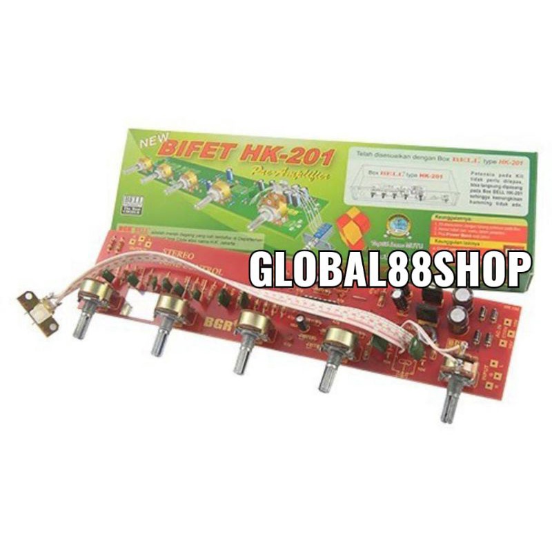 Jual KIT TONE CONTROL BIFET HK201 HK 201 HK-201 PLUS LOUDNESS STEREO BI ...