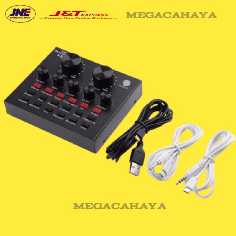 Jual AUDIO SOUNDCARD Taffware Live MIXER V8 HiFi ASMR Audio USB ...