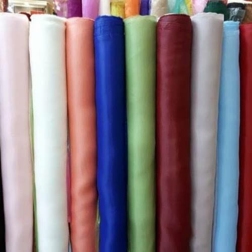 Jual Bahan kain organza / organdi / kain kaca lembut harga per roll ...