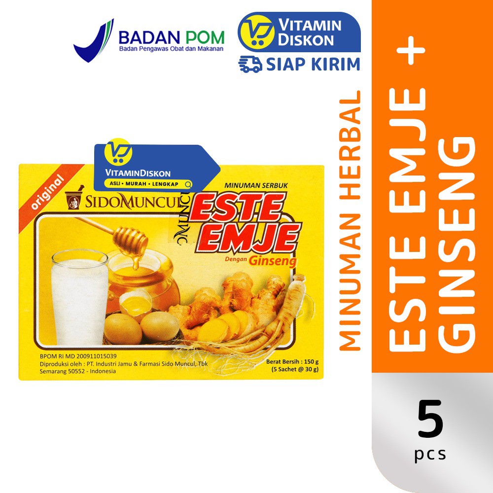 Jual Sidomuncul Este-Emje Plus Gingseng 1 Box | Minuman Herbal Menjaga ...