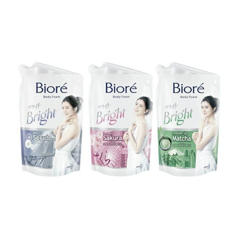 Jual BIORE Body Wash - Body Foam 450ml | Shopee Indonesia
