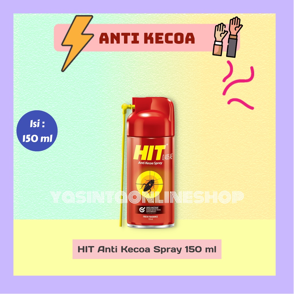 Jual PEMBASMI KECOA HIT ANTI KECOA SPRAY | Shopee Indonesia