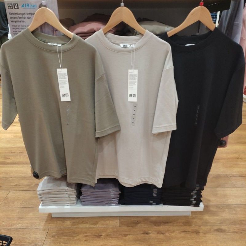 Jual Kaos Oversized airism uniqlo cowok | Shopee Indonesia
