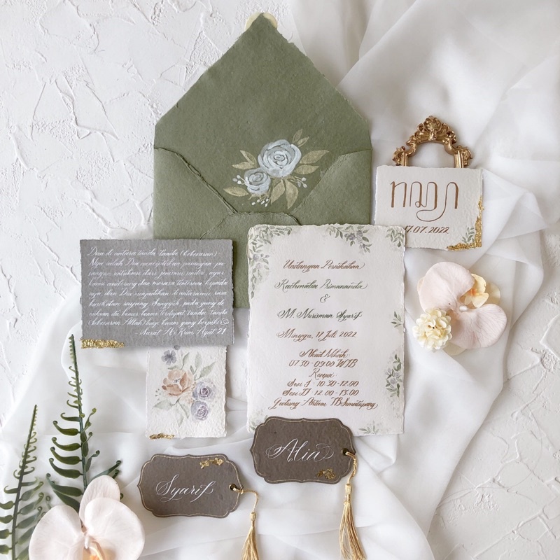 Jual Scarlet Package - Wedding Keepsake, Wedding Calligraphy | Shopee ...