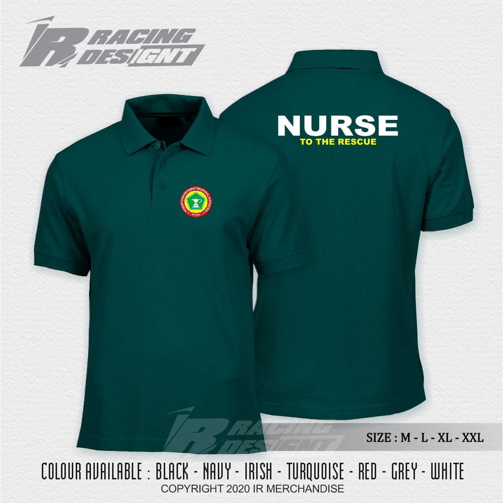 Jual Poloshirt / Kaos Polo NURSE TO THE RESCUE Terbaru Kualitas Distro ...