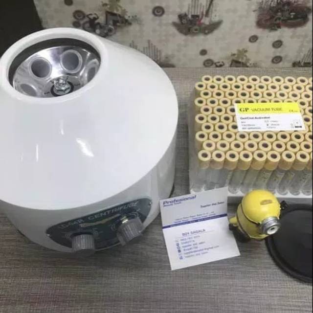 Jual Mesin centrifuge dermatology untuk prp 6 hole plasma darah free ...