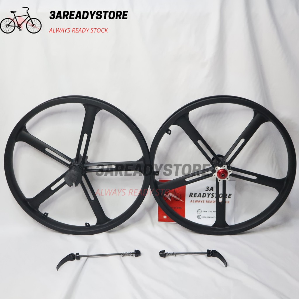 Jual Velg or Wheelset racing sepeda ALLOY 20" inch 5 palang | Shopee ...