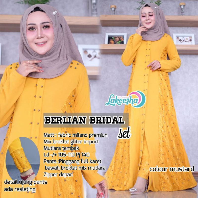 Jual Berlian Bridal Syari Busana Muslimah Khimar Gamis syari ceruti ...