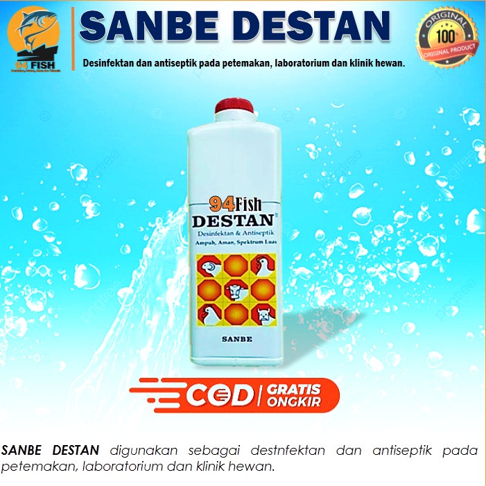 Jual DESTAN Disenfektan Desinfektan dan Antiseptik Ampuh Aman Spektrum ...