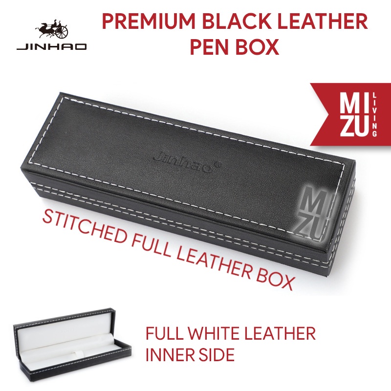 Jual JINHAO PREMIUM FULL LEATHER Pen Case Gift Box Kotak Pulpen Full ...