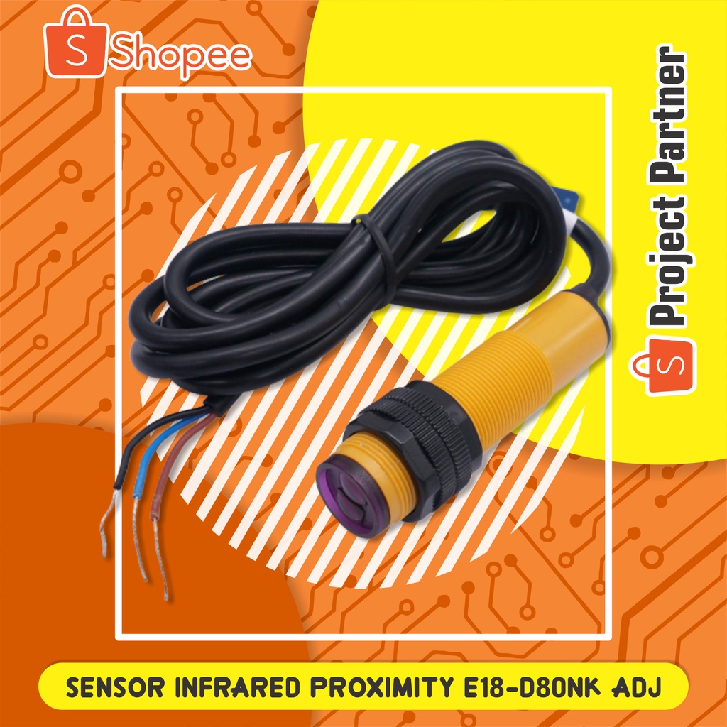 Jual Sensor Infrared Proximity Sensor E18-D80NK Adjustable Distance ...